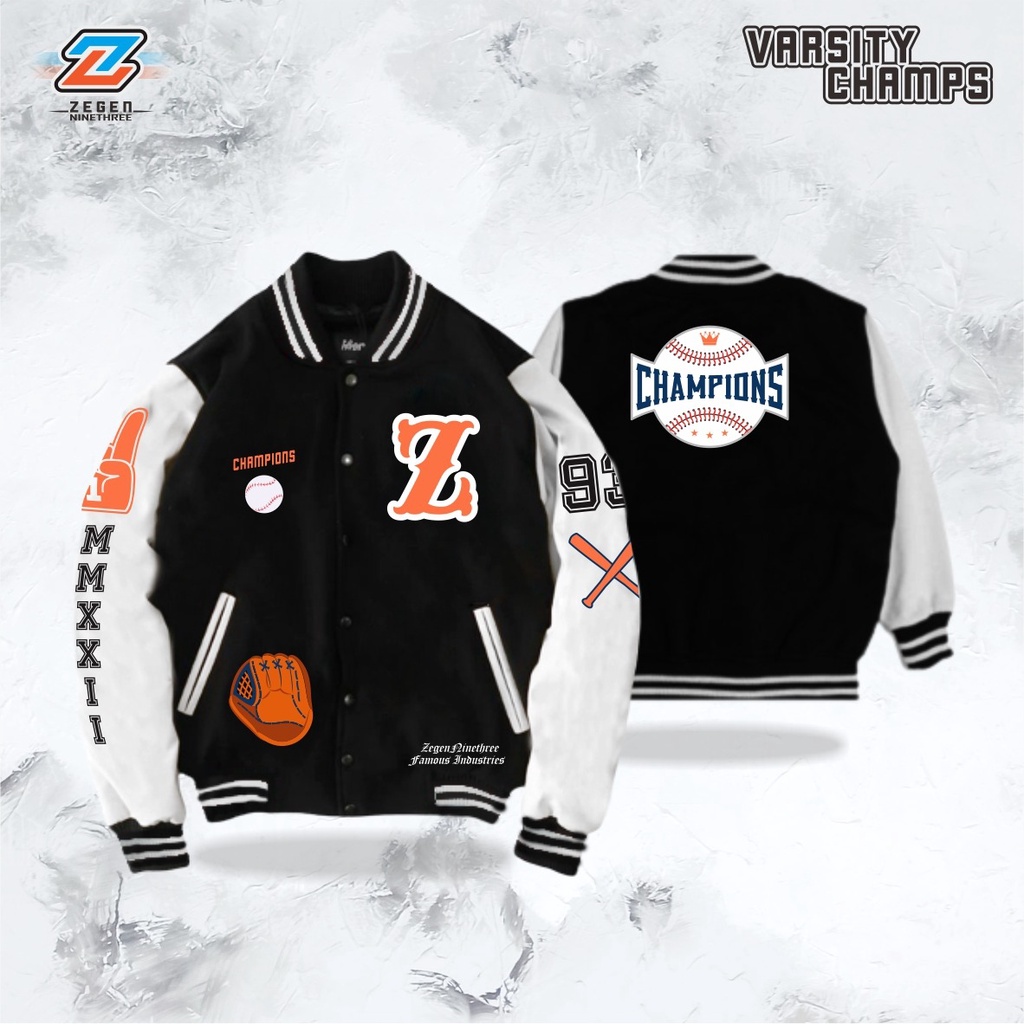 Jual Jaket Varsity Champion Basseball L XL | Shopee Indonesia