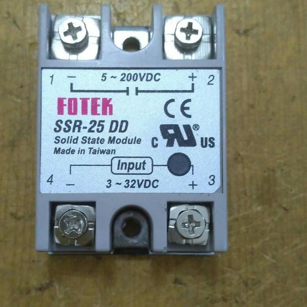 Jual FOTEK SSR-25DD 25A Solid state relay SSR DC control DC 3-32VDC/5-220VD | Shopee Indonesia