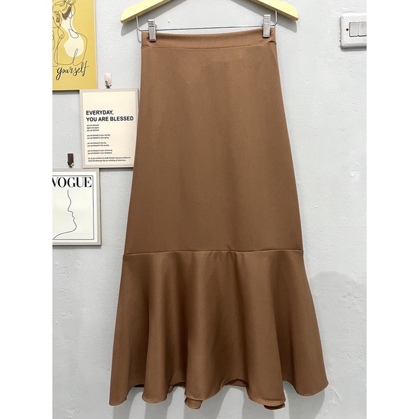 Jual Cherry Rok peplum Rok mermaid Rok Duyung SHAKILA | Shopee Indonesia