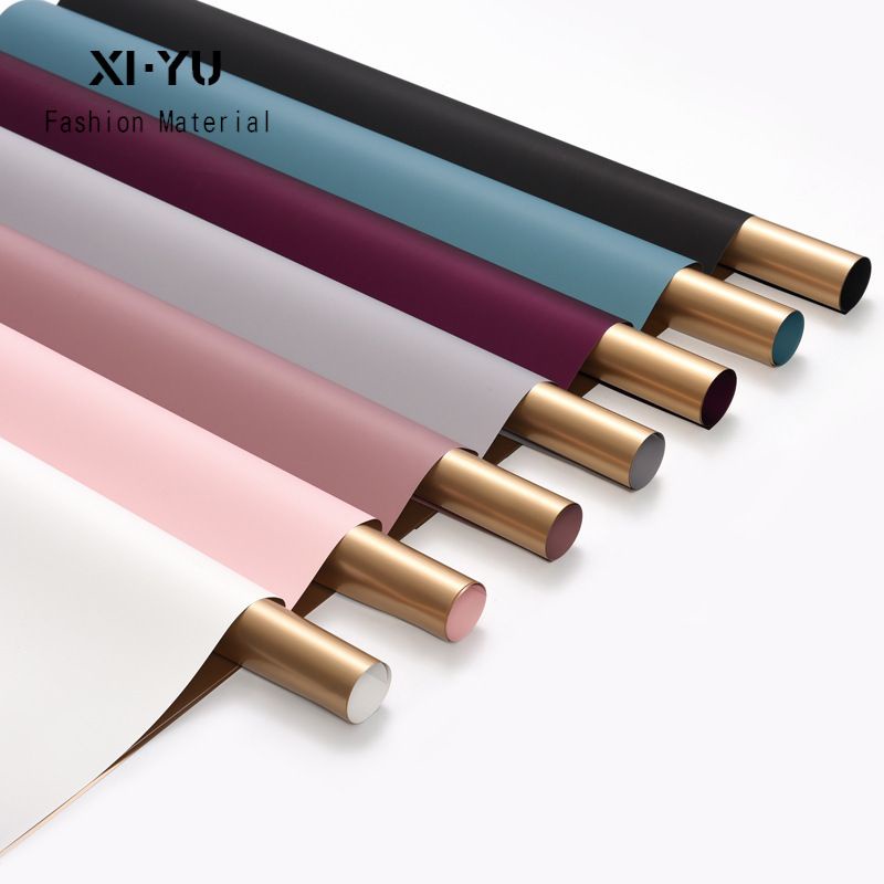 Jual kertas bucket bunga cellophane bicolor gold/emas | Shopee Indonesia