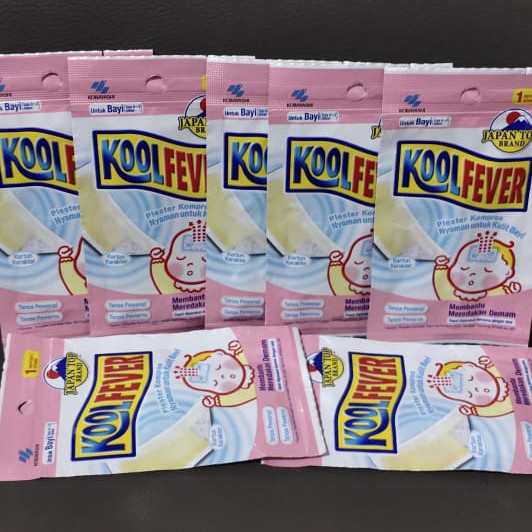 Jual Kool Fever Koolfever Bayi 1-2 Th Plester kompres penurun panas ...