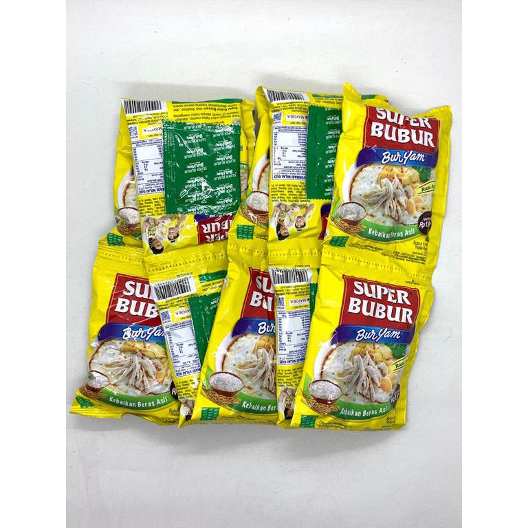 Jual BUBUR INSTANT SUPER BUBUR RENTENG (ISI 10 X 22 GRAM) | Shopee ...