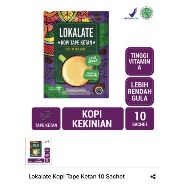 Jual Kopi Lokalate 10’s kopi kekinian | Shopee Indonesia
