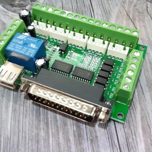 Jual New 5 Axis CNC Controller Board Mach3 Interface USB LPT 12v-24v ...