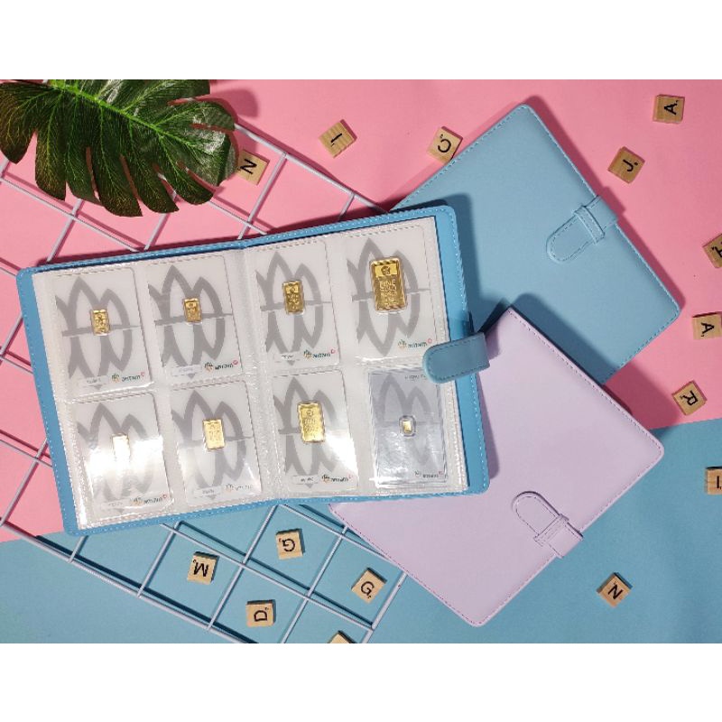 Jual Album Dompet Tempat Logam Mulia LM Emas Certieye Minigold Kartu ...