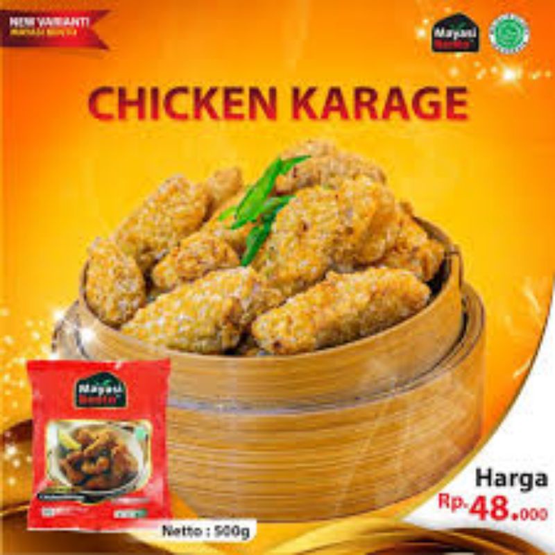 Jual Chicken Karage Mayasi Bento Makanan beku ayam olahan 500g | Shopee ...