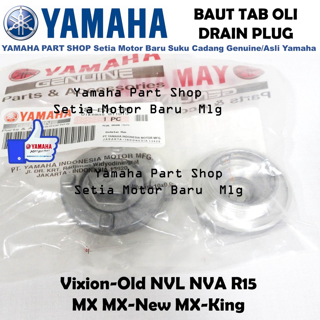 Jual Baut Oli Tab Drain Plug Bawah Motor Vixion Nvl Nva R15 Mx New Mx ...