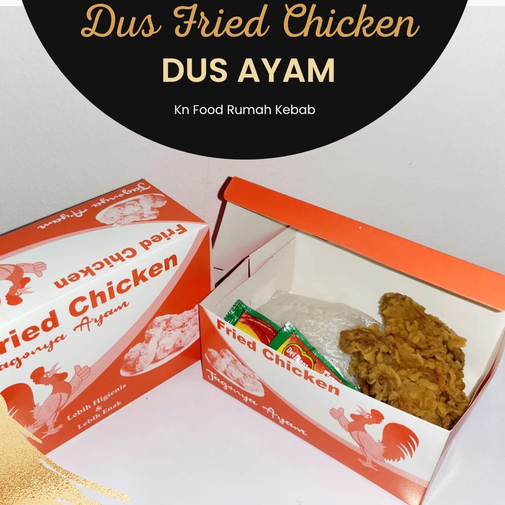 Jual Dus Fried Chicken 100 pcs-Box fried Chicken Murah | Shopee Indonesia