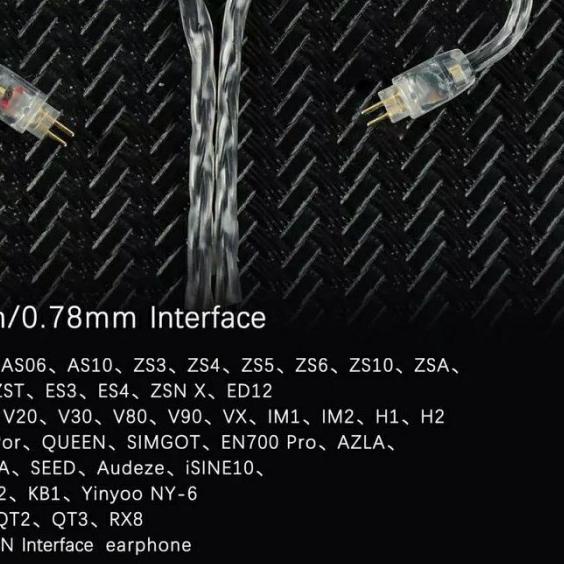 Jual JCALLY JC16S With Mic KABEL UPGRADE for KZ ZSN Pro X KZ DQ6 KZ EDX Pro - Pin B /Dual Pin ...