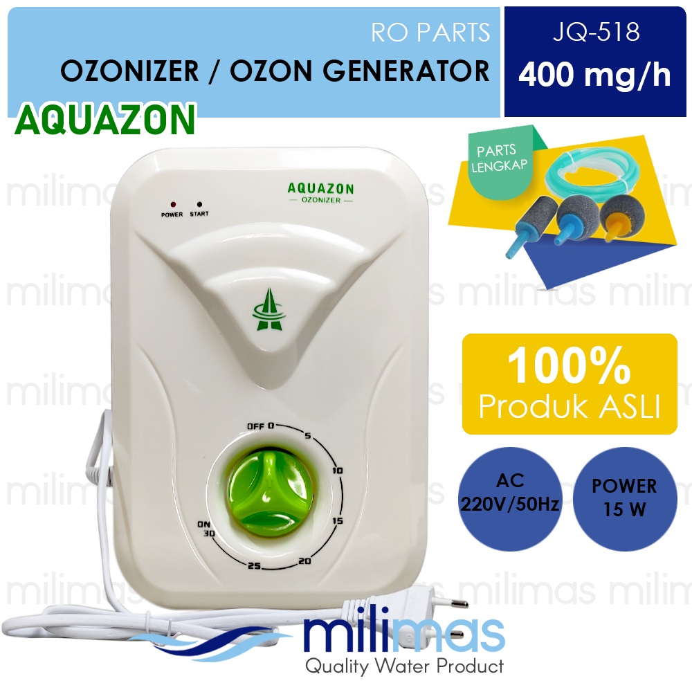 Jual Aquazon - JQ518 Ozonizer - Mesin Ozon Generator -Sterilizer-Ozone Buah | Shopee Indonesia