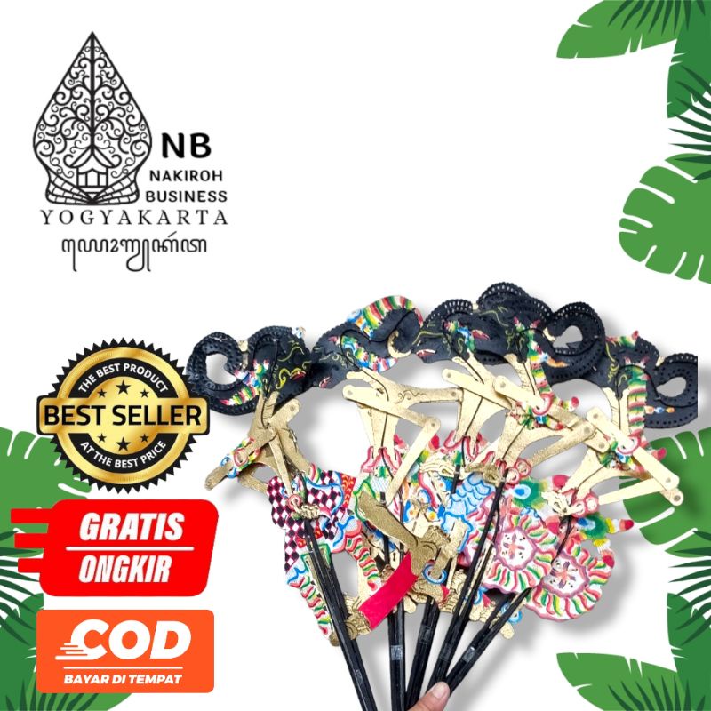 Jual NAKIROHBUSINESS WAYANG kulit PANDAWA LIMA WERKUDARA ARJUN NAKULA ...