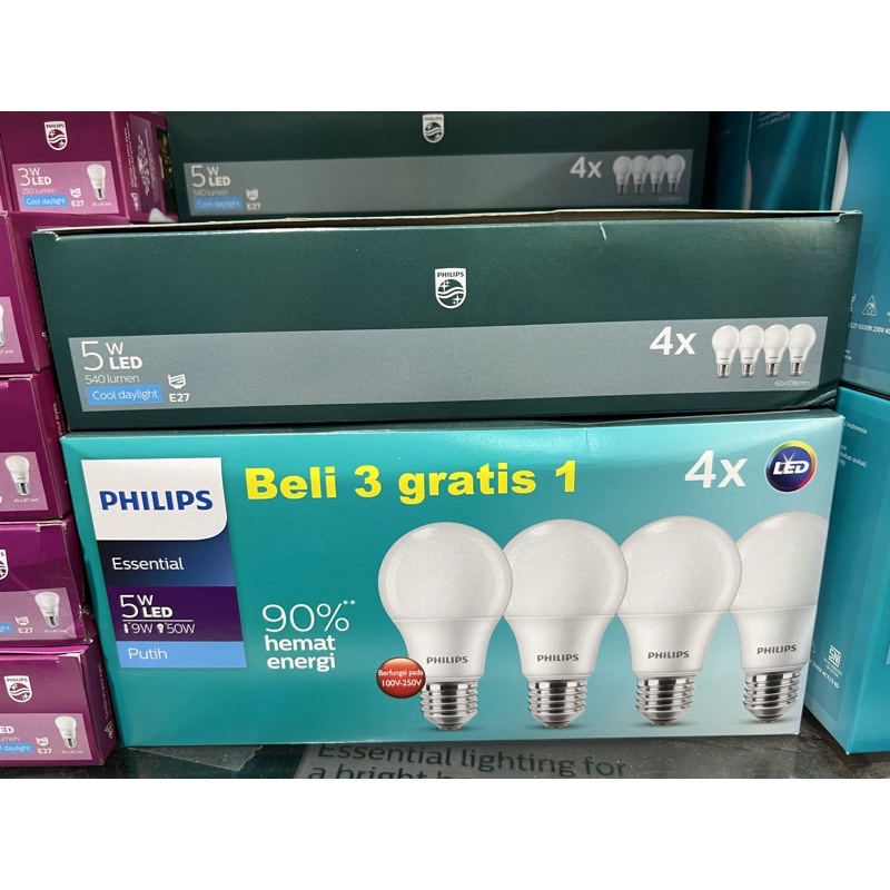 Jual Led essential 5 watt Philips | Shopee Indonesia