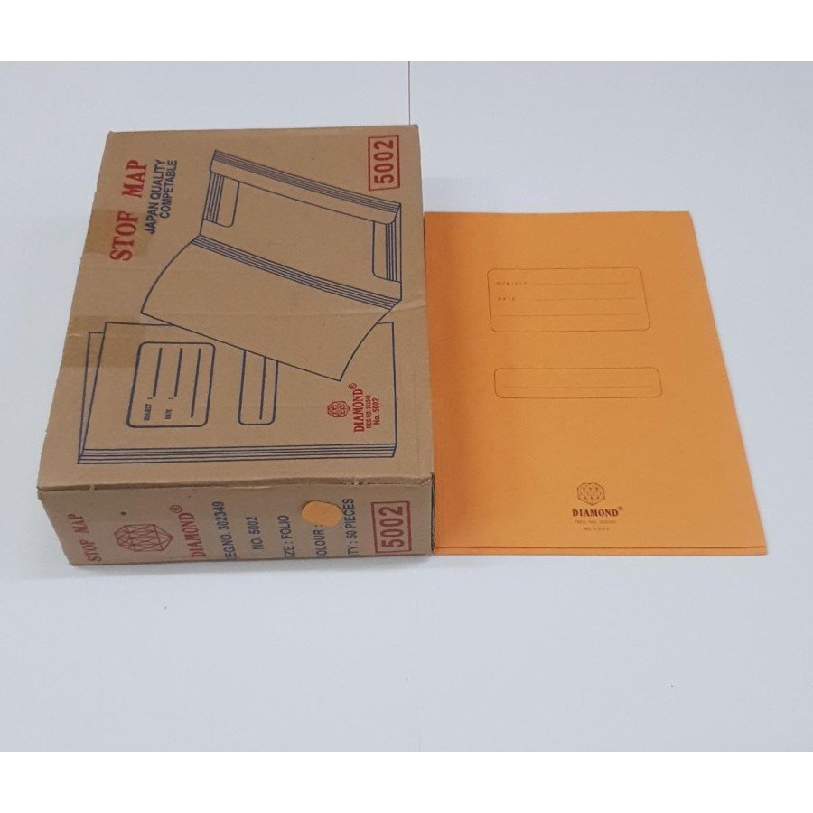 Jual Stof Stop Map Diamond ukuran Folio 5002 | Shopee Indonesia