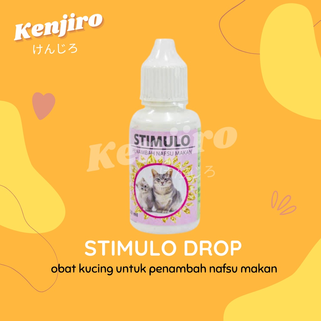 Jual STIMULO CAT DROP - Obat Vitamin Kucing Penambah Nafsu Makan Daya ...