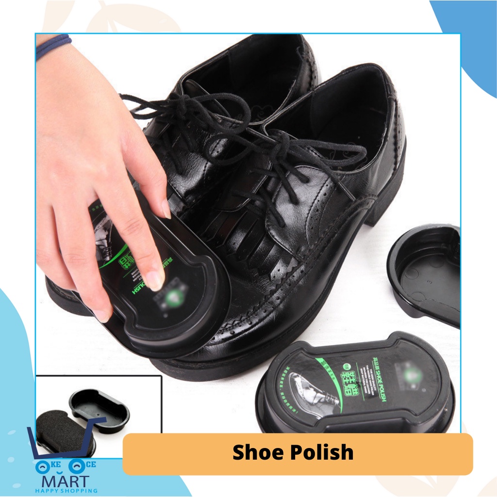 Jual [ 00494 ] Semir Sepatu Sponge Dua Sisi / Shoe Polish / Quick Shine ...