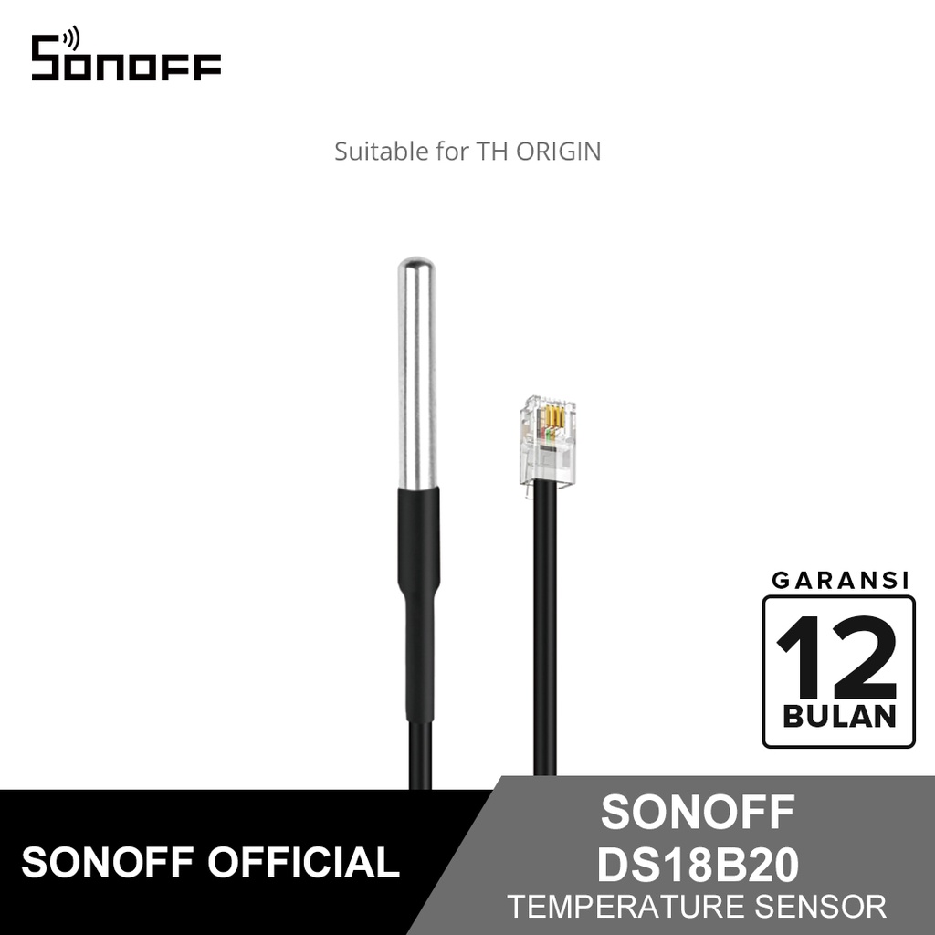 Jual Sonoff Smart Temperature Sensor DS18B20 / Wts01 Sensor Suhu Air ...