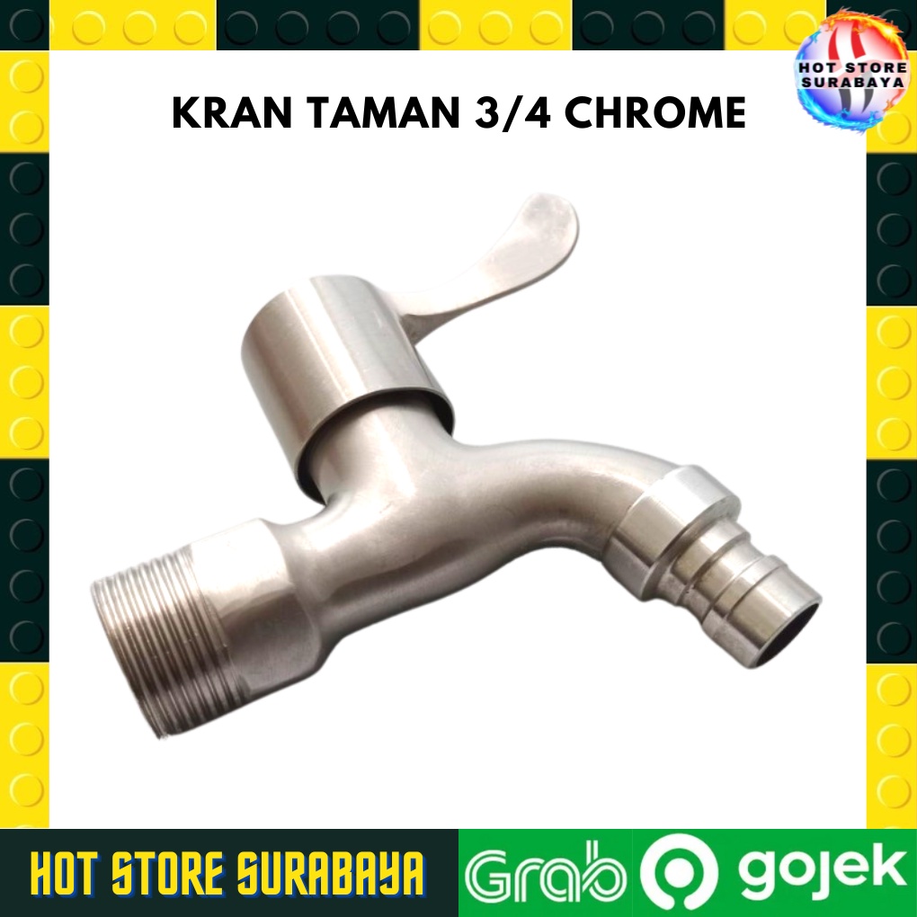 Jual Kran Air STAINLESS SUS 304 / Kran Taman / Keran stainless 3/4 ...