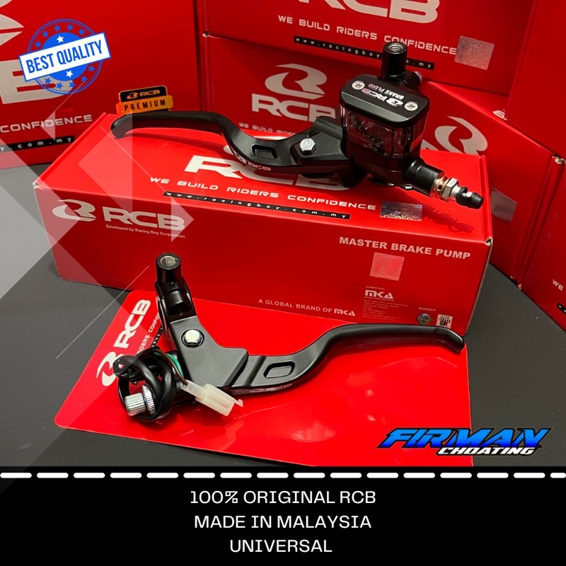 Jual MASTER REM RCB E2/E3 KANAN KIRI UNIVERSAL HITAM & SILVER | Shopee ...