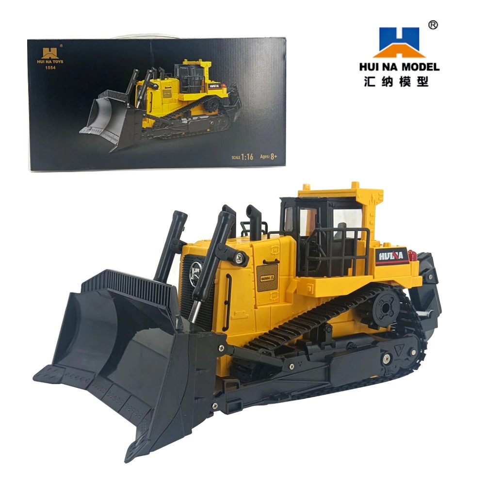 Jual RC Huina 1554 1/16 Mainan Konstruksi Alat Berat RC Bulldozer ...