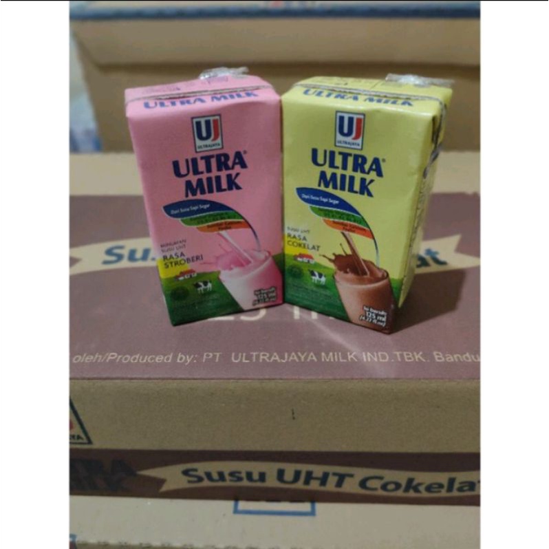 Jual Susu ultra milk 125ml 1karton isi 40 kotak | Shopee Indonesia