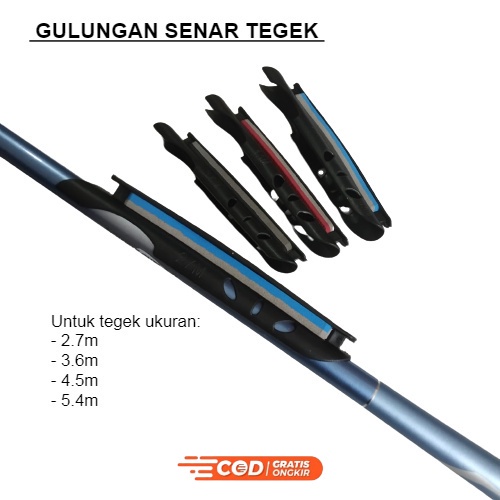 Jual Gulungan Senar Pada Joran Tegek Ukuran 270 360 450 540 630 Klep ...