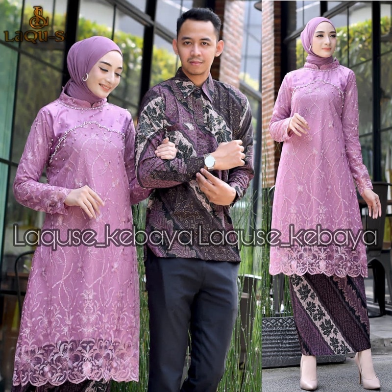 Jual Setelan Kebaya Tunik Model Payet Batik Couple Modern Terbaru ...