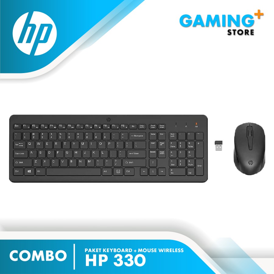 Jual Hp 330 Wireless Mouse And Keyboard Combo 2 4 Ghz Shopee Indonesia