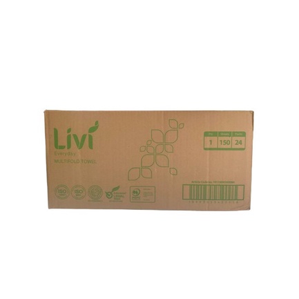 Jual LIVI Tissue MFold Towel 1ply | Tisu Livi Multi Fold Everday ...