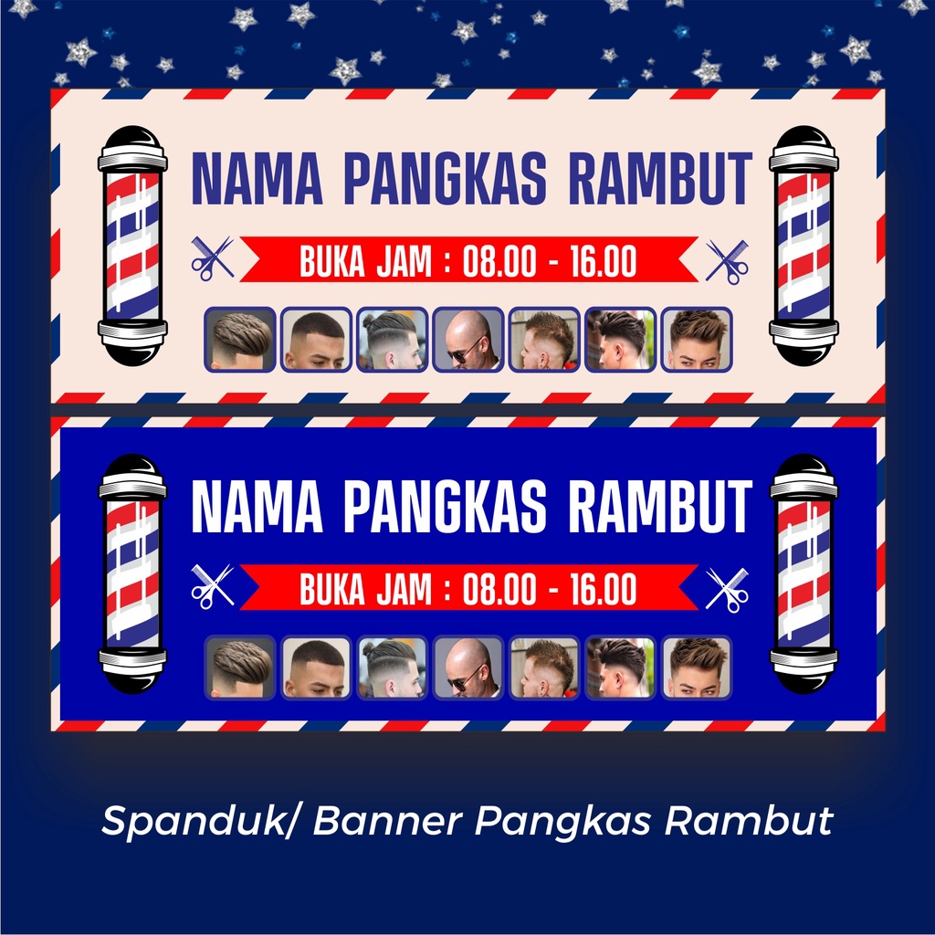 Jual Spanduk / Banner Pangkas Rambut Potong | Shopee Indonesia