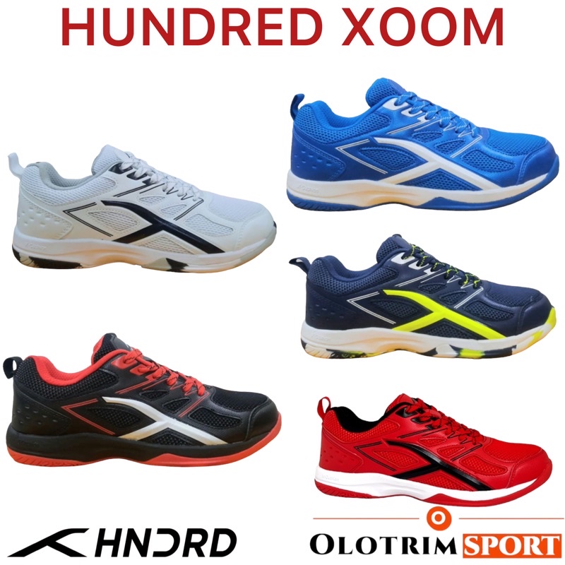 Jual Sepatu Badminton HUNDRED XOOM HNDRD Original | Shopee Indonesia