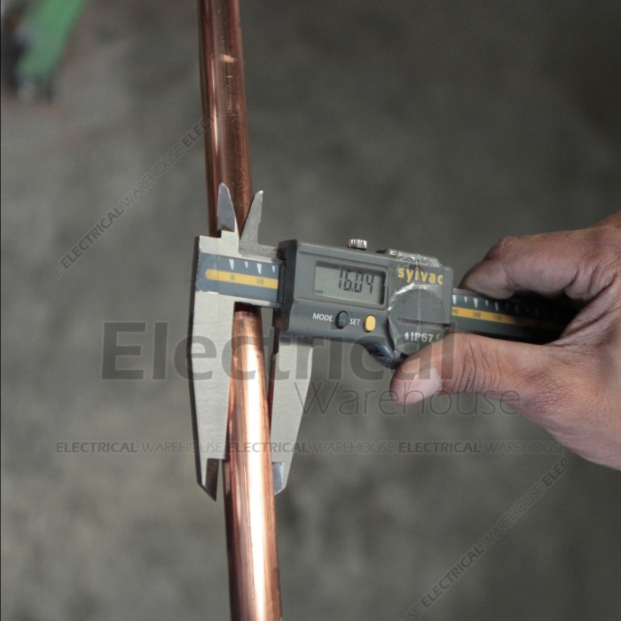 Jual Anti Petir Copper Rod 5/8 Inch Full 16Mm 2 Meter ( Ground ...