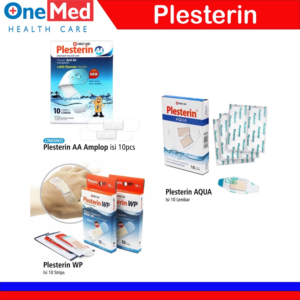 Jual Plesterin Plester Luka Transparan Anti Air WP - AA - Aqua isi 10 ...