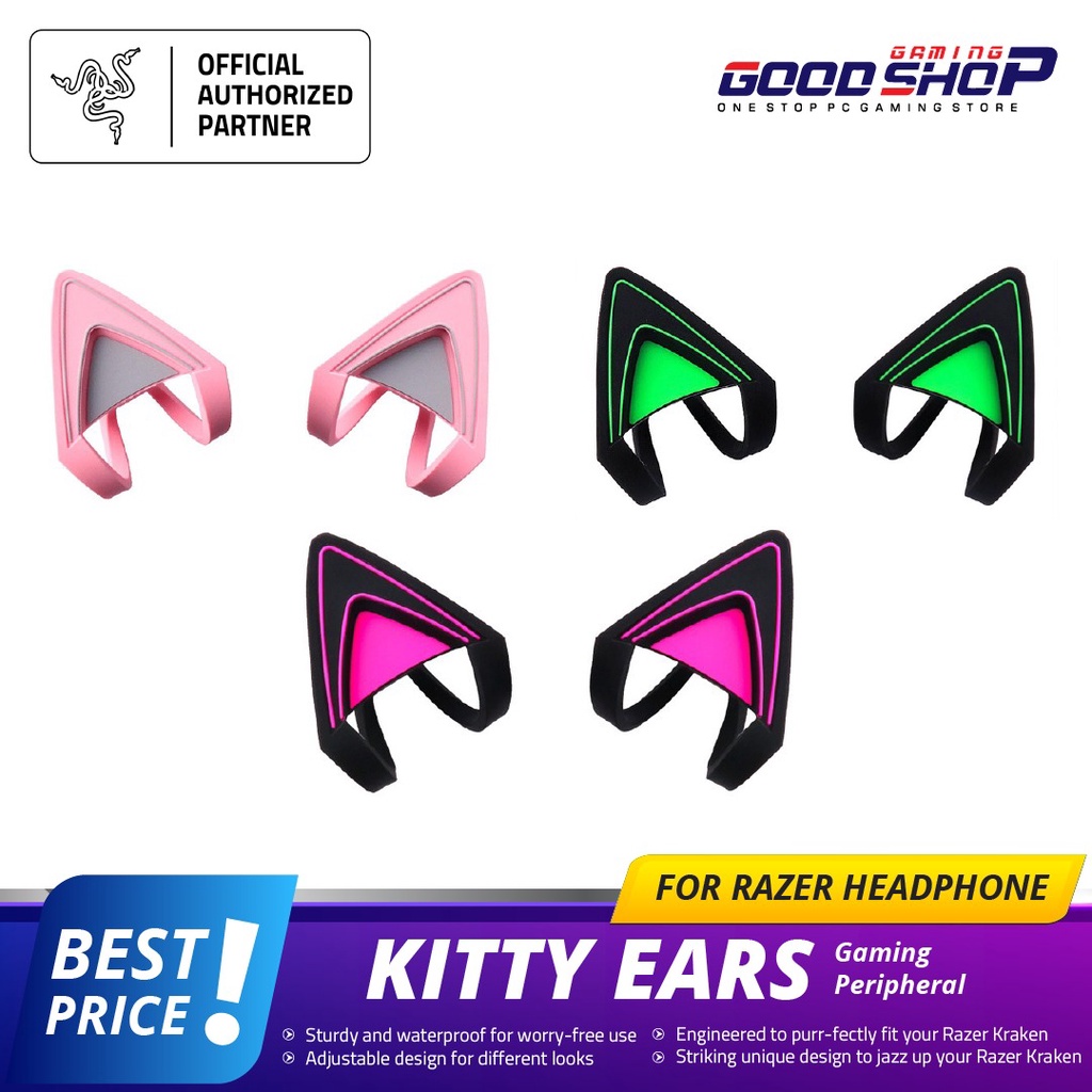Jual Razer Kitty Ears Razer Accesories Kraken Series | Shopee Indonesia