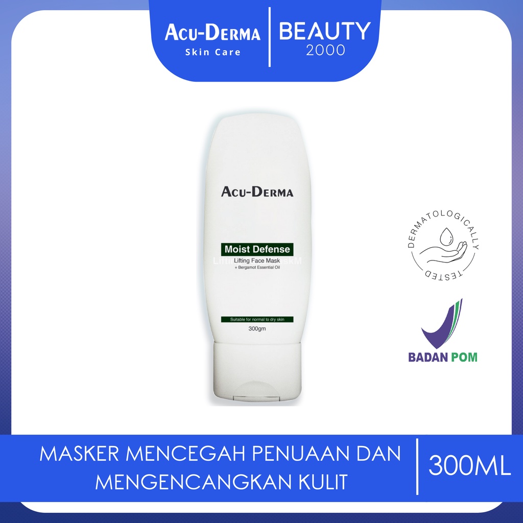 Jual Acu-Derma Moist Defense Lifting Face Mask 300ml | Shopee Indonesia