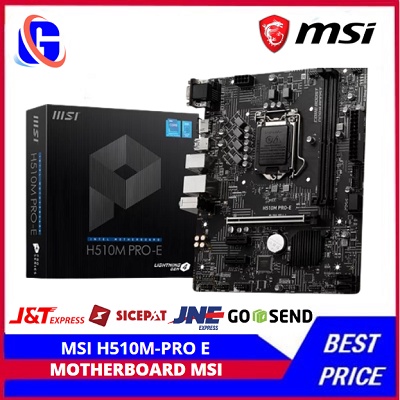 Jual MSI H510M-PRO E (LGA1200, H510, DDR4, USB3.2, SATA3) | Shopee Indonesia
