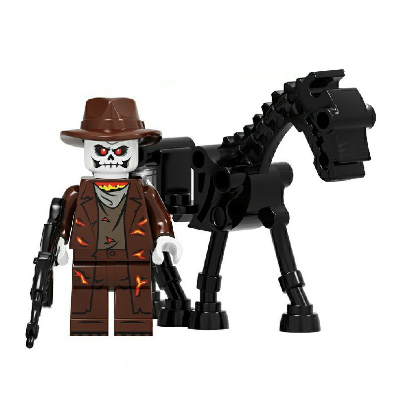 Jual Mainan Balok Susun Minifigure Caretaker | Carter Slade GhostRider ...
