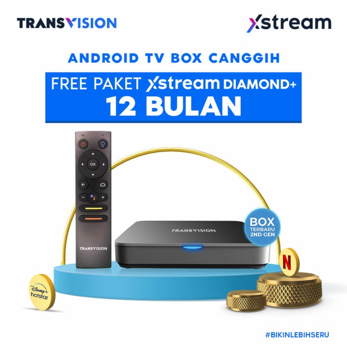 Jual Produk Terbaru Transvision Xstream Gen 2 Android Tv Box - Free ...