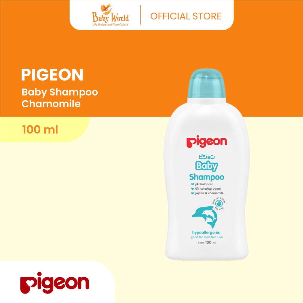 Jual PIGEON Baby Shampoo Chamomile 100ml | Shampoo Bayi | Shopee Indonesia