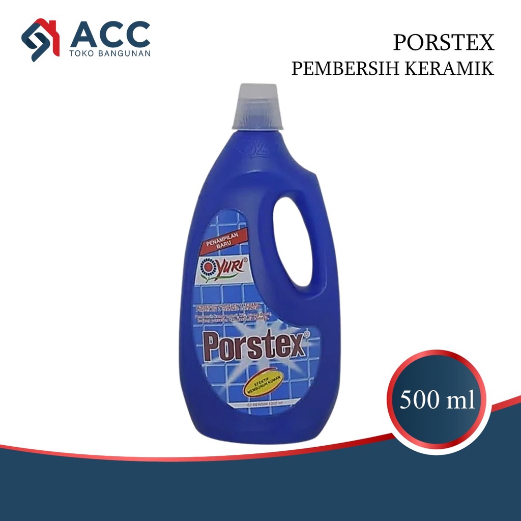 Jual Yuri Porstex 500 ml Pembersih Keramik Lantai Kamar Mandi | Shopee ...