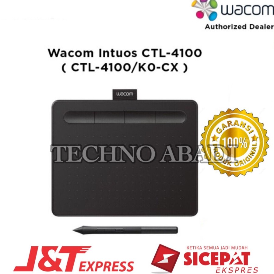 Jual WACOM CTL-4100 K0 C INTUOS SMALL PEN - DRAWING TABLET CTL 4100 K0 CX | Shopee Indonesia