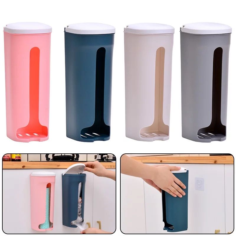 Jual dispenser kantong sampah plastik kresek tempel dinding lemari ...