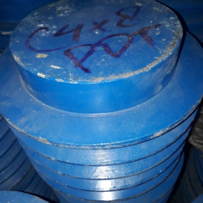 Jual Pulley C3-8" Padat Poly Solid Besi Ancuran Pully C3 8inci Besi Cor ...