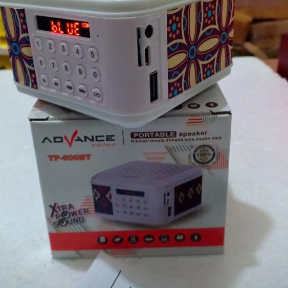 Jual speaker advance tp 600 Batik portable digital tp 600bt bluetooth ...