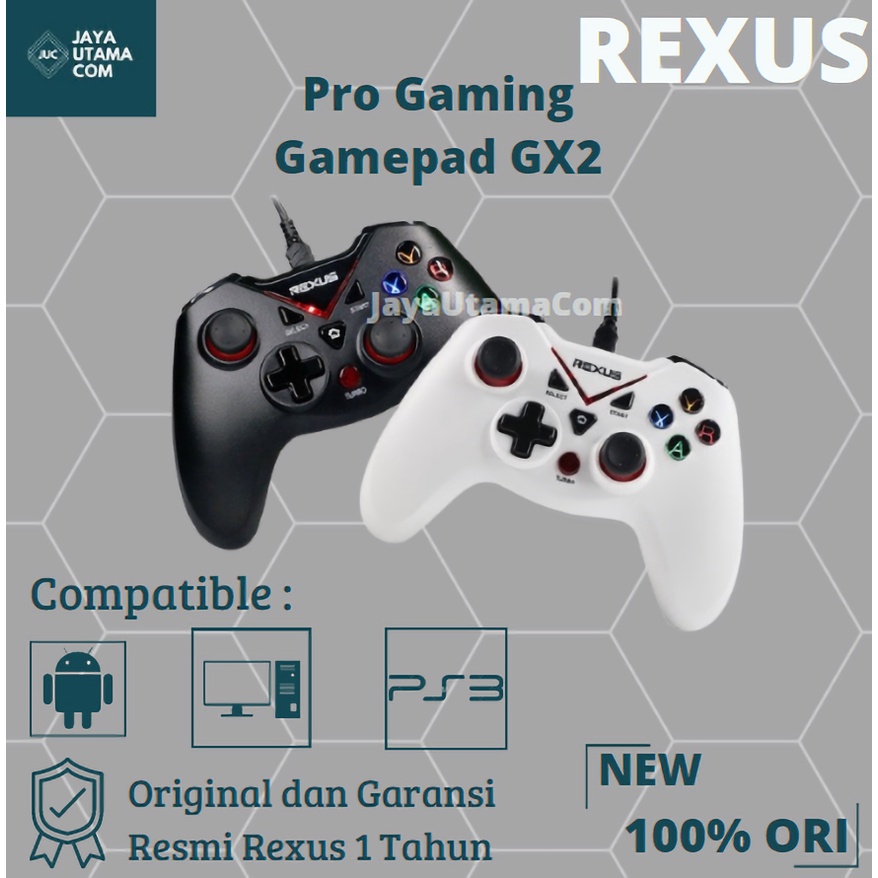Jual Rexus Gladius GX2 Pro Stick Gaming Gamepad USB Joystick Original ...