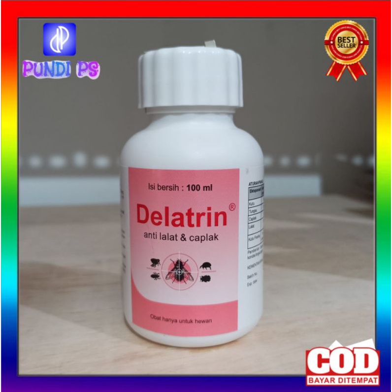 Jual DELATRIN 100 ML obat anti parasit serangga pengganggu hewan ...