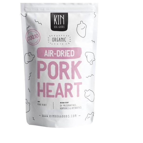 Jual KIN Dog Goods - Air Dried Pork Heart | Shopee Indonesia