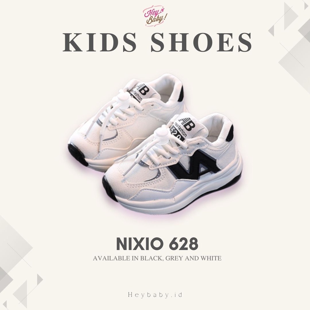 Jual HEYBABY-Nixio 628 Sepatu Anak Laki Laki Perempuan Sneakers Sekolah ...