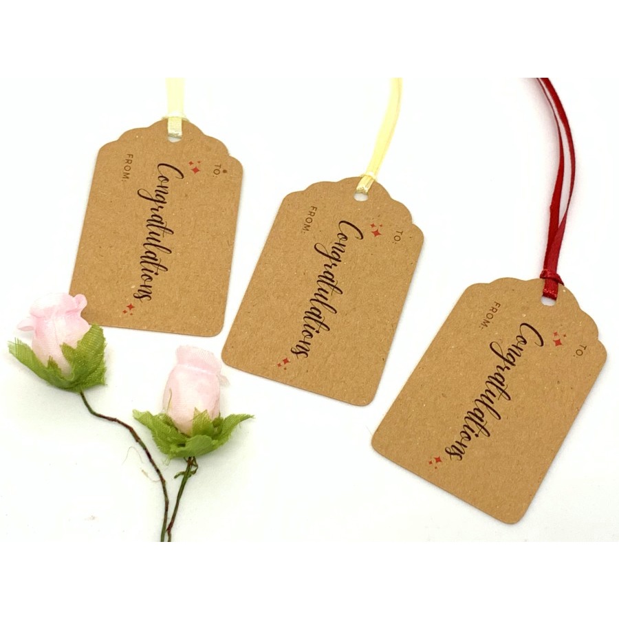 Jual Gift Tag / Hang Tag / Kartu Hampers Parcel Kado (Kraft ...