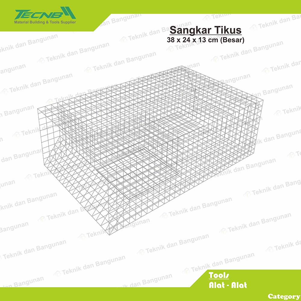 Jual Perangkap Masal Jebakan Tikus / Musang Besar Besi Anti Lolos 38 x ...