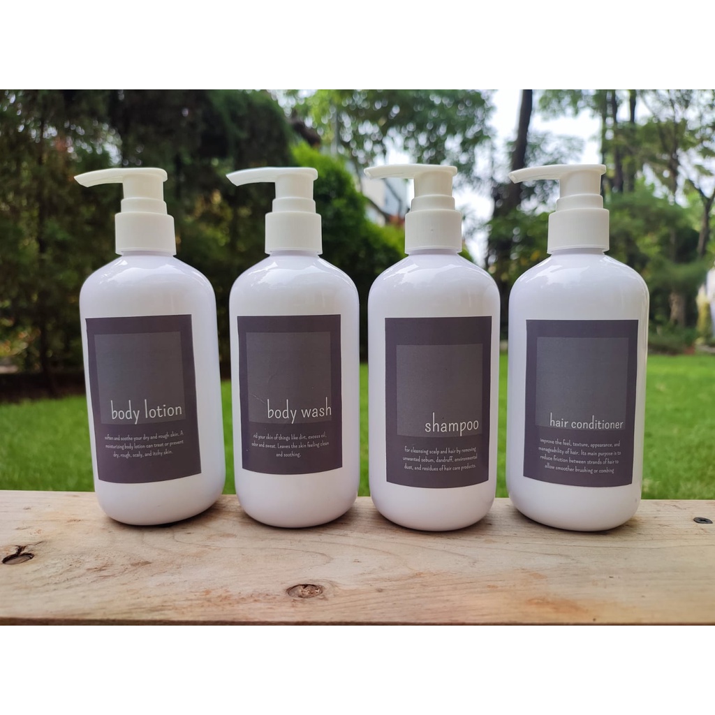 Jual Botol HandBody Botol Shampo 300ml Botol Sabun Cair HandLotion Hand ...